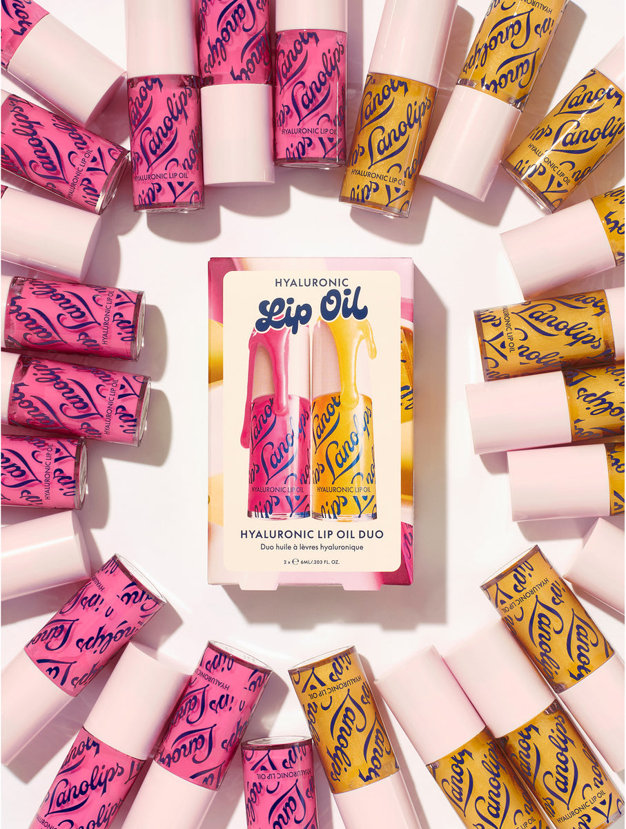 Lip Oil Sets | Lanolips Hyaluronic Lip Oil Duo | Lanolips USA ...